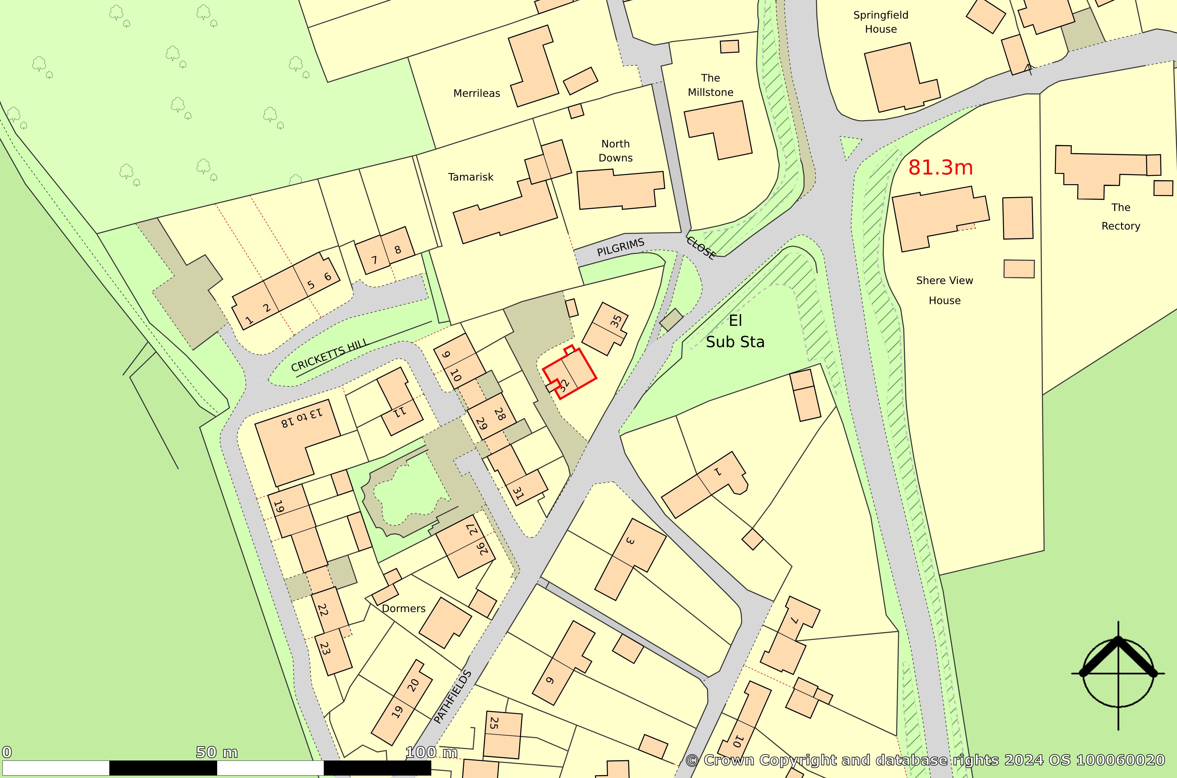 Pathfields, Shere 2 bed apartment - £144,000